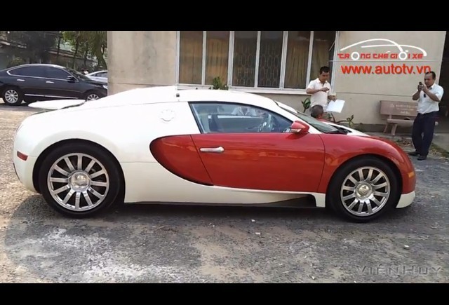 Un Bugatti Veyron in Vietnam