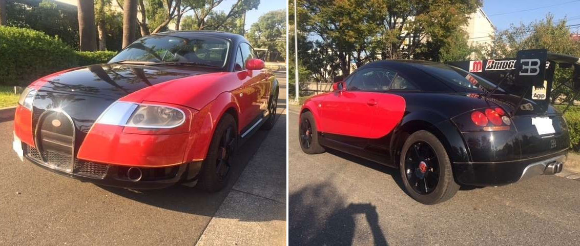 A construit un Bugatti Veyron dintr-un Audi TT! Replica este la fel de ...